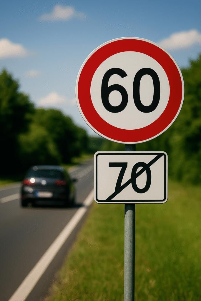 Circuli cu 70 km/h într-o zonă de 60? Ce spune Codul Rutier